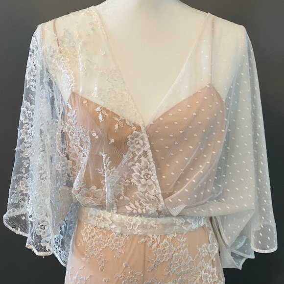 Adam Lippes | Dresses | Adam Lippy Sample Size White Lace Blush Pink ...